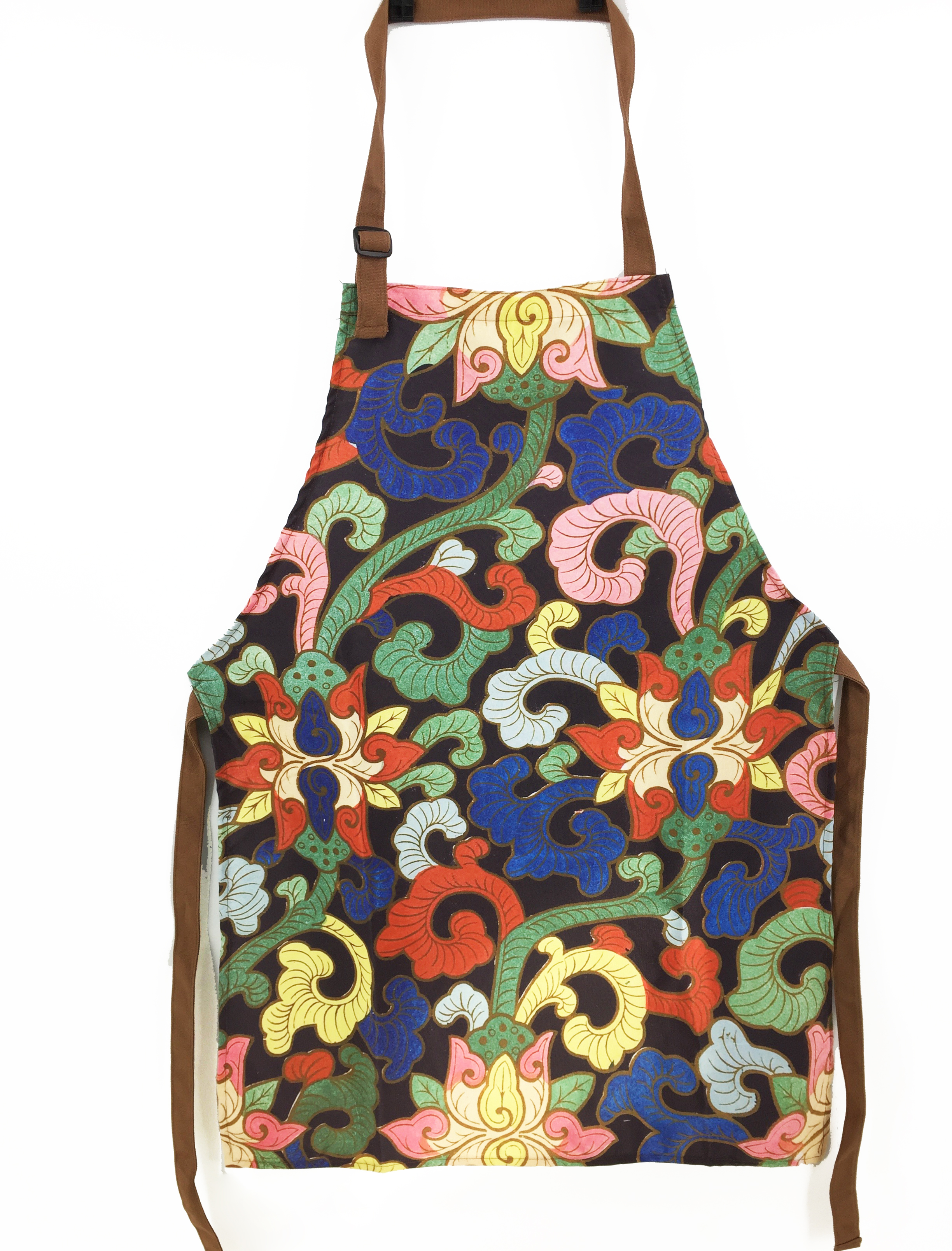 Chinoiserie Floral Apron - Multi Color | JE GALLERY